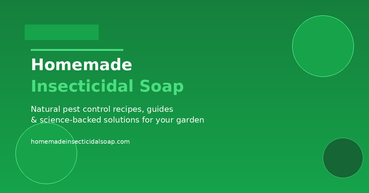 Homemade Insecticidal Soap - Natural Pest Control Recipes & Guides